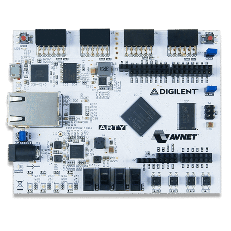 Digilent Arty A7-100T: Artix-7 FPGA Development Board – Invok Lab